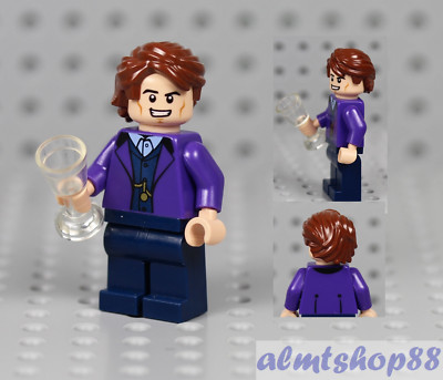 LEGO - Male Minifigure w/ Purple Suit Jacket & Wine Glass Blue Pants ...