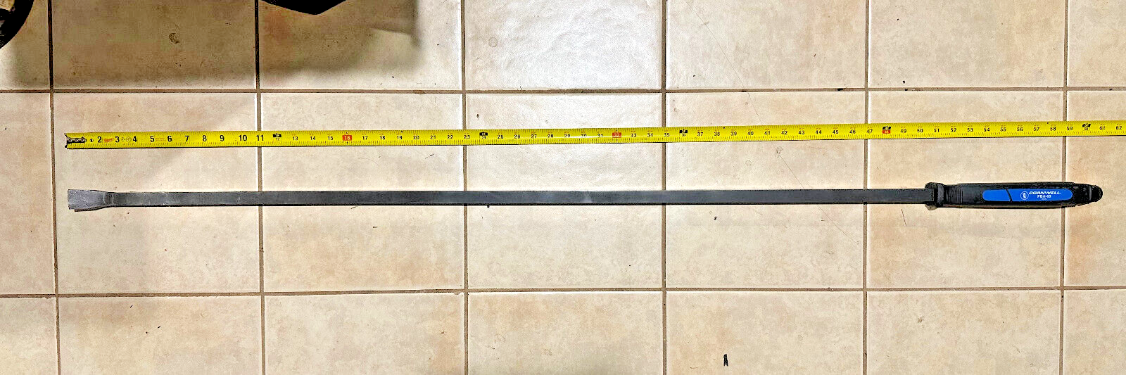 CORNWELL TOOLS PBH60 - 60” Bent Tip - 3/4" Square Shank Handled Pry Bar ...