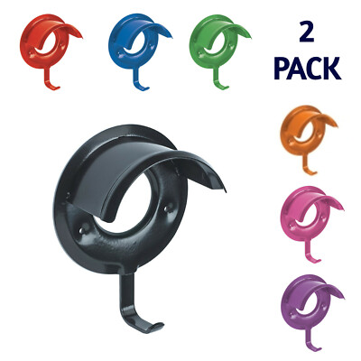 2 pack Perry Equestrian Bridle Wall Mounted Bracket Hook Rack Holder ...