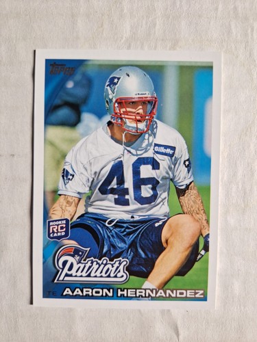 2010 Topps Football Aaron Hernandez Rookie Card. Mint | eBay