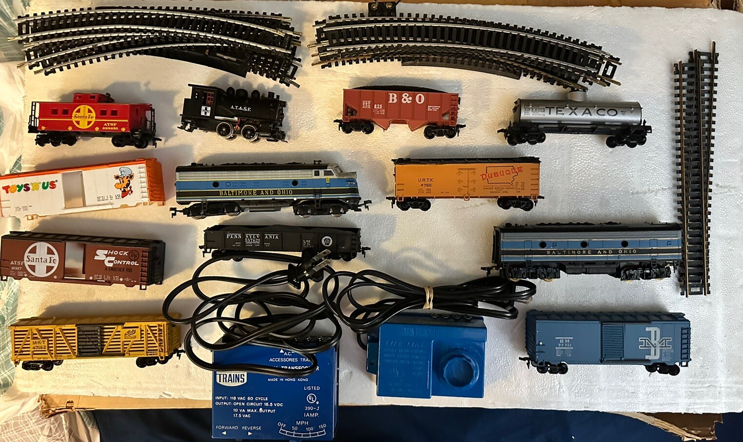 Lot of HO Trains, Tracks and Transformers | eBay