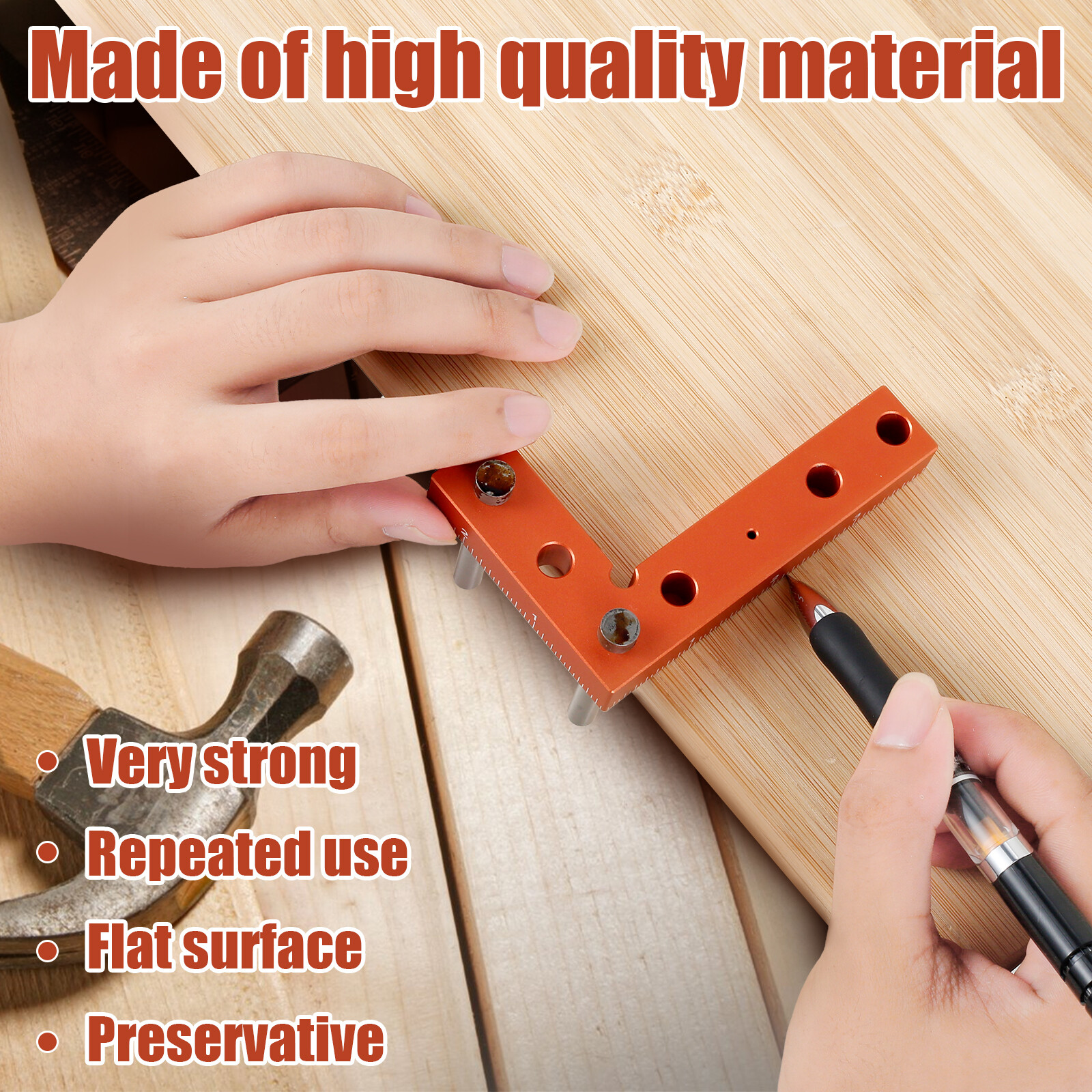 Small Positioning Square Aluminum Alloy 90° Marking Center Finder ...