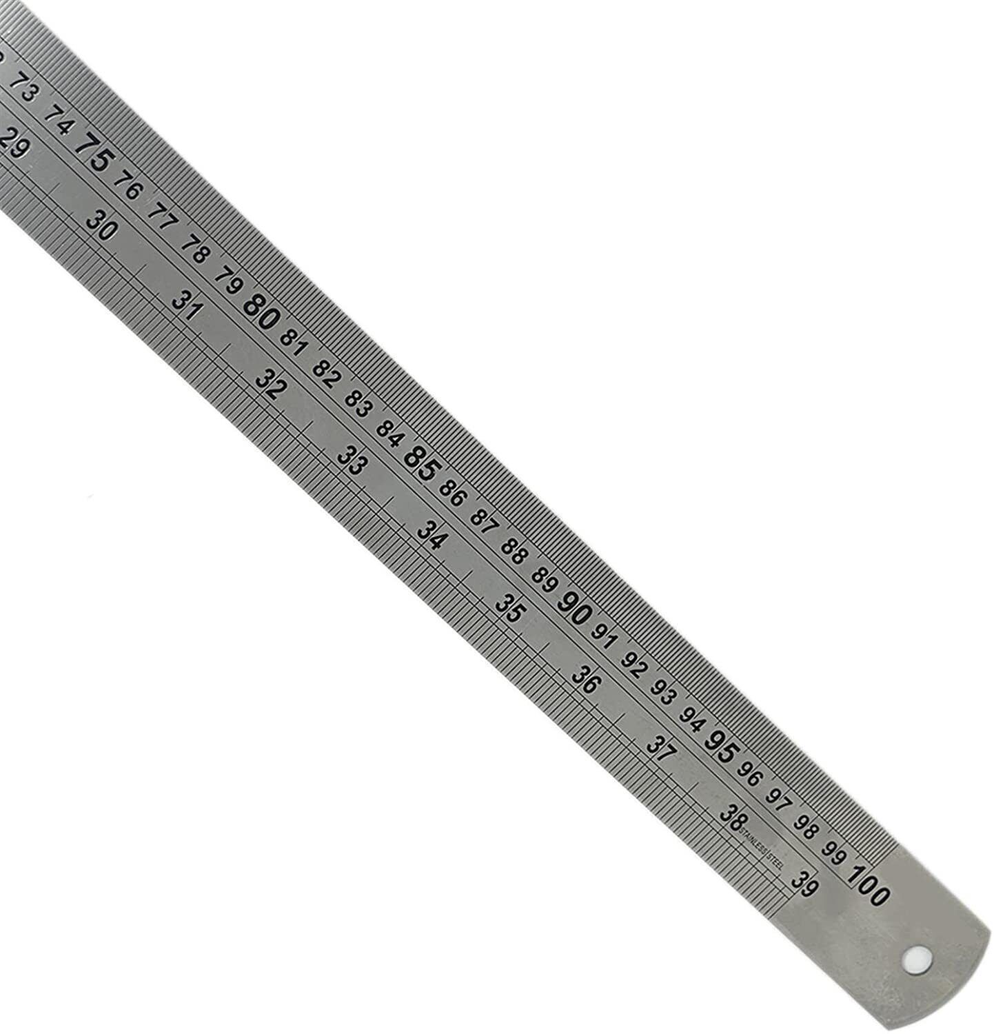 Ruler Stainless Steel Accurate Precision Durable Metal Measure Tool DIY ...
