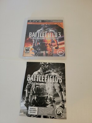 Battlefield 3 Premium Edition PlayStation 3 2011 PS3 Clean Disc | eBay