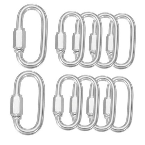 Quick Links Stainless Steel Chain Connector Large Opening Screw M10 2. ...