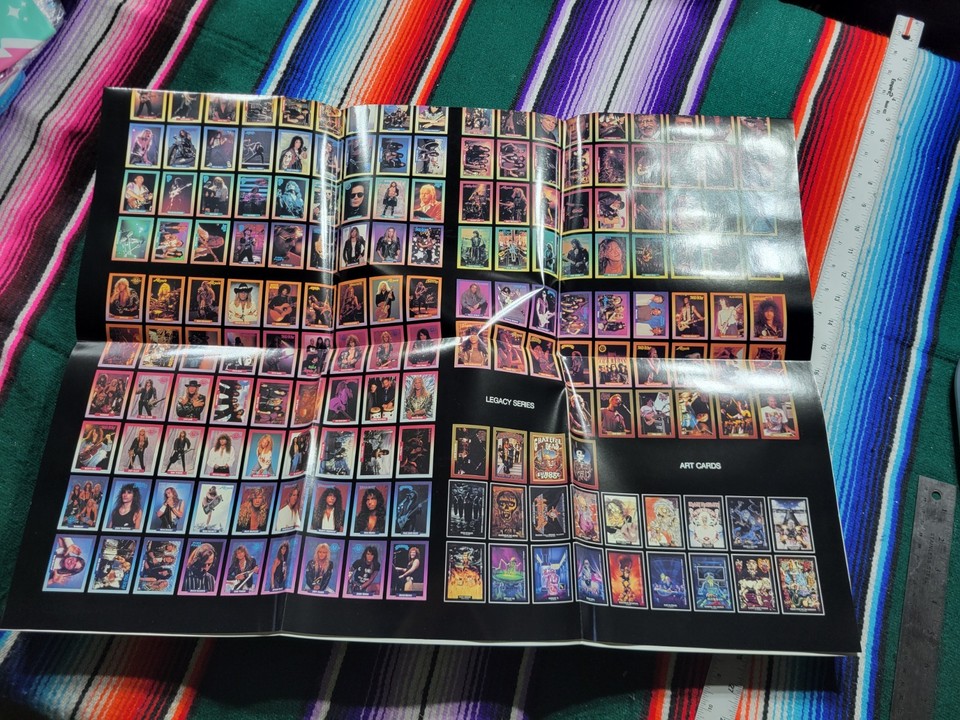 Rare Rock Cards 1991 Music Trading Cards Poster | eBay