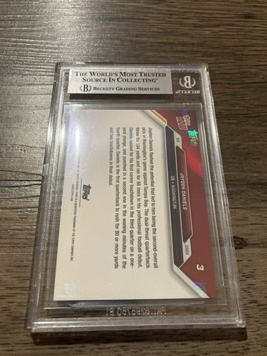 2024 Topps Now Jayden Daniels RC #3 BGS 9 With 10 Centering! | eBay