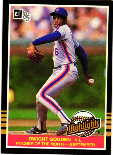1985 Donruss Highlights - Dwight Gooden #48 | eBay UK