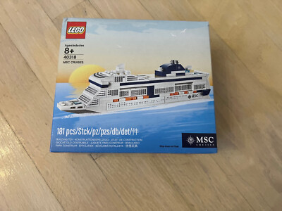 LEGO 40318 MSC Cruises Model Ship ~ BRAND NEW SEALED ~ RARE | eBay