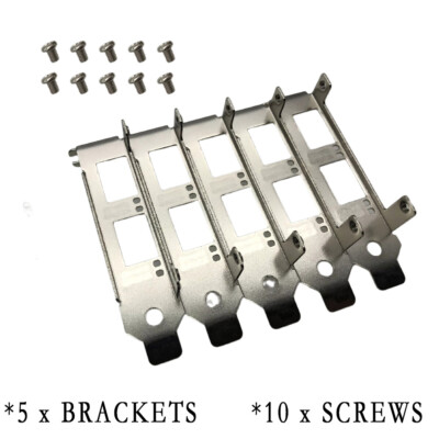 5pcs Generic Low Profile Brackets for Intel X520-DA2 X520-SR2 X520-LR2 ...