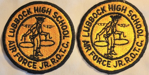 LUBBOCK HIGH SCHOOL TEXAS AIR FORCE JR ROTC PATCHES | eBay