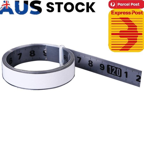 Stainless Steel Miter Track Tape Self Adhesive Metric Ruler (L2R Silver ...