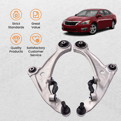 2 Pcs Front Lower Control Arm & Ball Joint for Nissan Altima 2013 Coupe ...