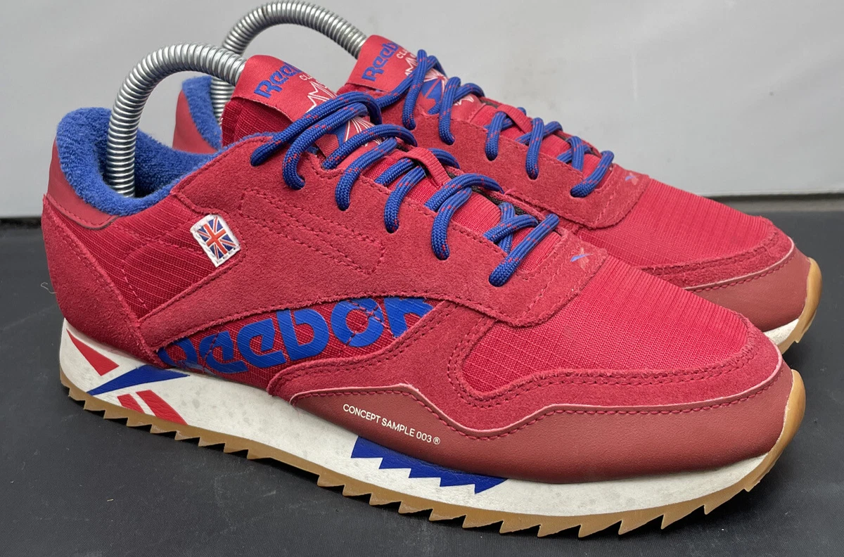 Reebok Blue Suede Red