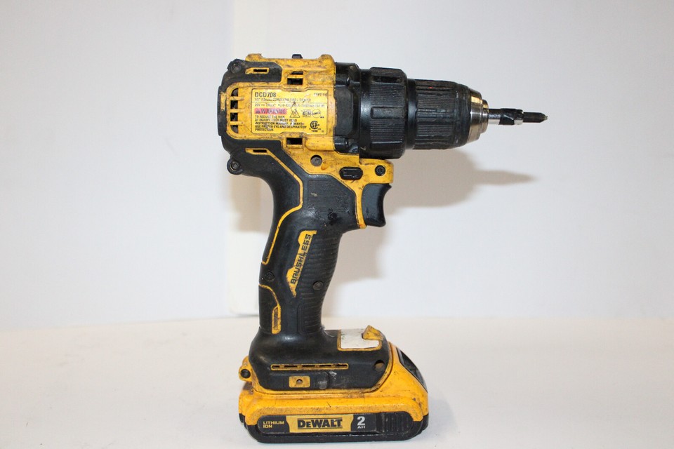 DeWalt DCD708 20V Brushless 1/2" Drill/Driver w/ Battery AO1099279 | eBay