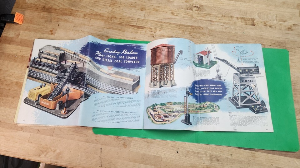 1947 and 1948 Lionel Model Trains Electric Railroad Catalogs Plus One ...