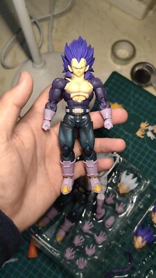 custom dragonball shf veget utral ego figure | eBay