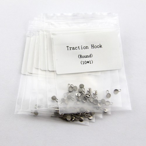 100 Pcs Dental Traction Hook Hooks Bondable Round Type Orthodontic 10 ...