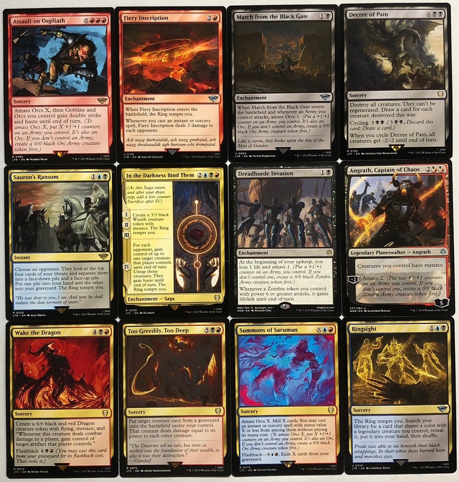 EDH Sauron Deck - Commander MTG Magic the Gathering | eBay