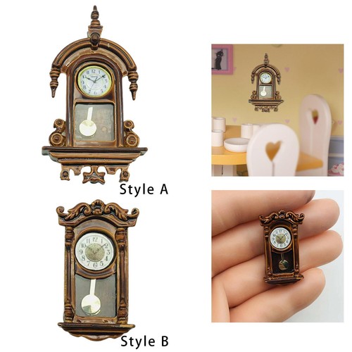 Simulation 1/12 Scale Miniature Model Roman Clock Life Scene Pretend ...