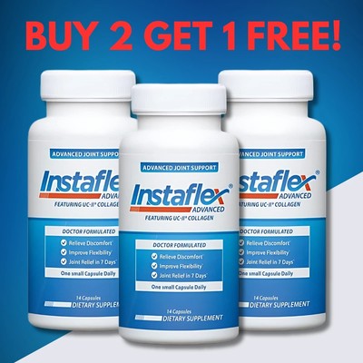 instaflex advanced Joint Support Supplement 3 pack 30 Capsules New Exp ...