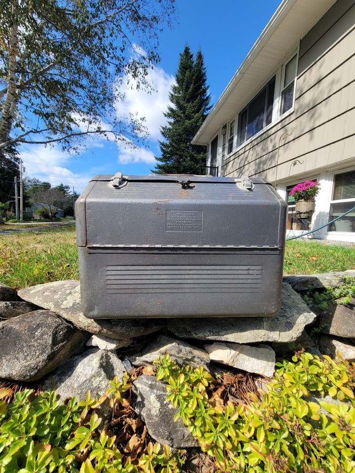 VINTAGE SIMONSEN mechanics Tool Box Metal Type 2 Class 1 Size 2 US ARMY ...