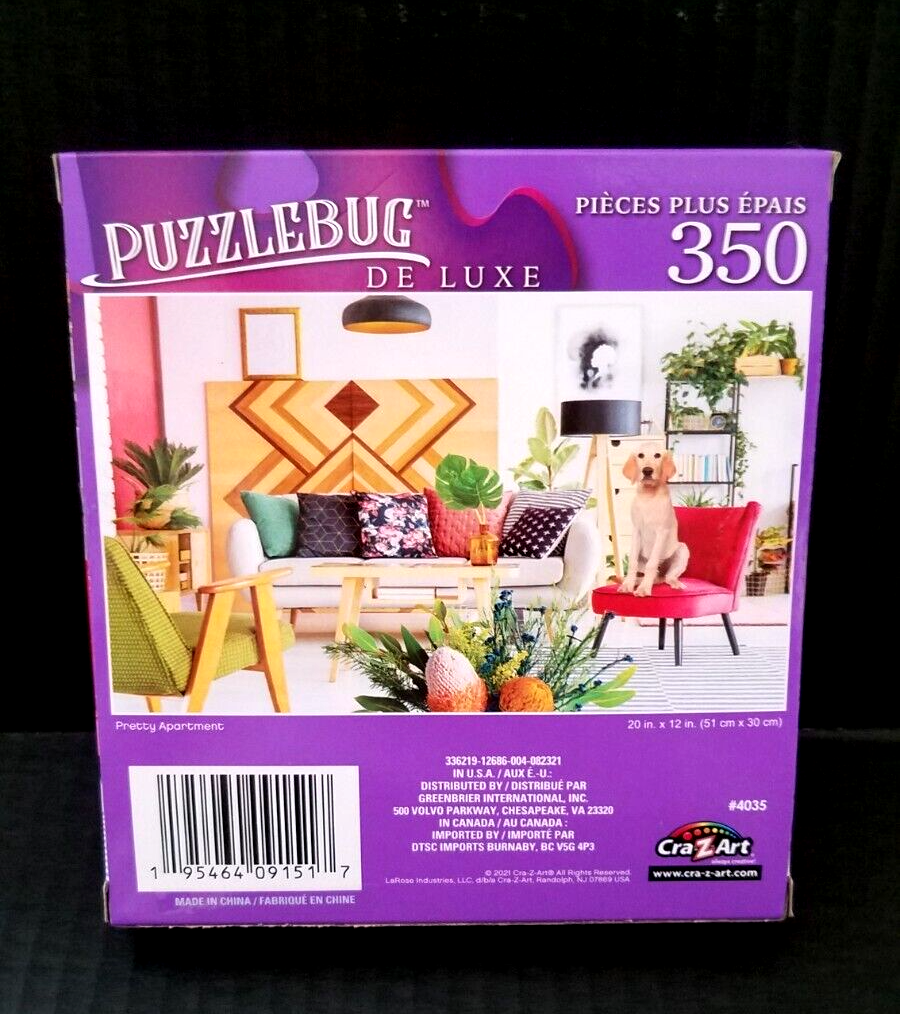 Puzzlebug 350Thicker Pieces Deluxe Jigsaw Puzzle 20" x 12" PRETTY ...