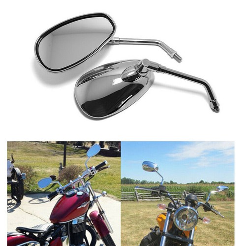 US Chrome Motorcycle Mirrors fit for Victory Cross Country Side Mirrors ...