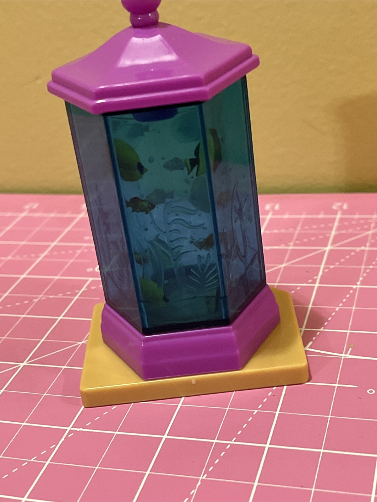 Barbie Dream House Replacement Part 4” Aquarium Fish Tank for Dresser ...