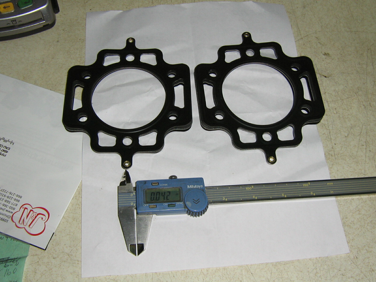 rupp nitro l/c 440 xenoah 1976-78 chaparral 440 l/c mls head gasket set ...