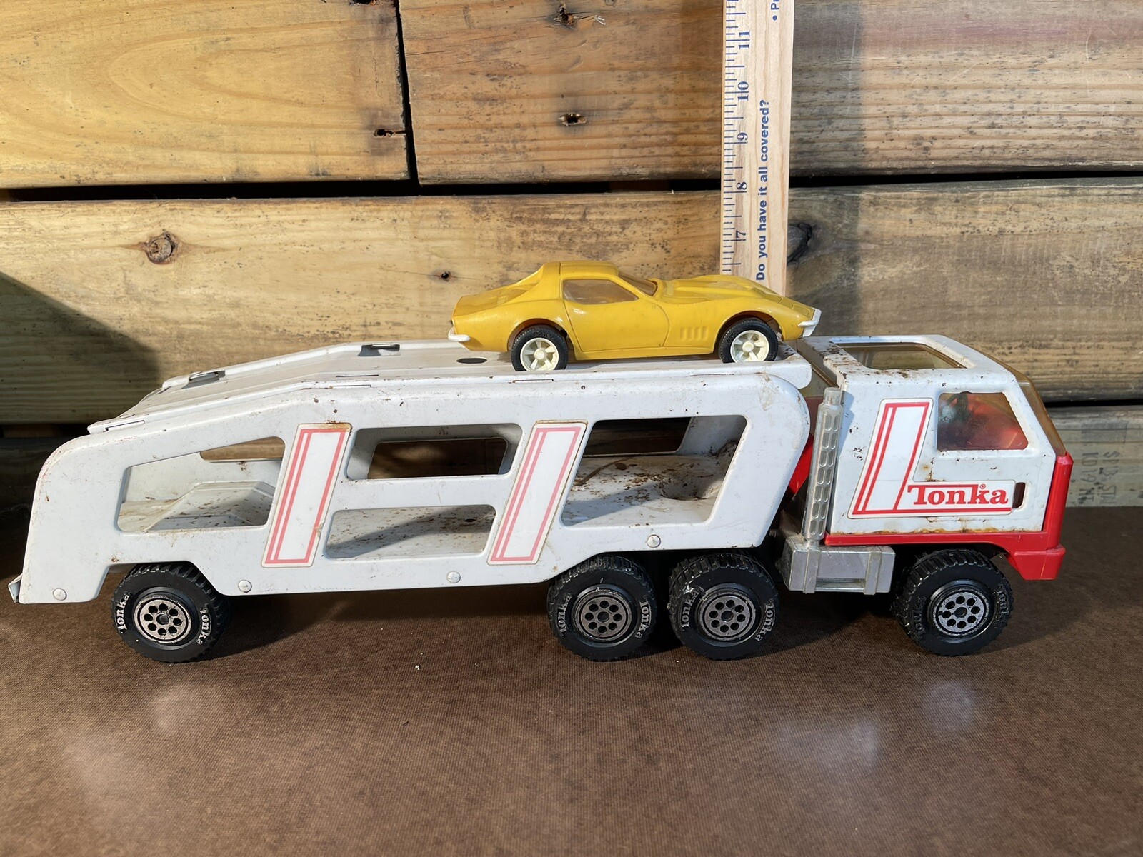 Vintage Rare 1970s TONKA Car Carrier Hauler Semi Truck Metal | eBay