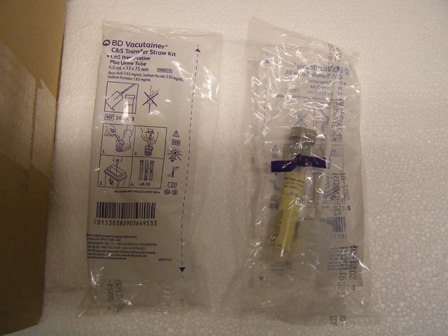 BD Vacutainer #364953 C&s Transfer Straw Kit Plus Urine Tube for sale ...