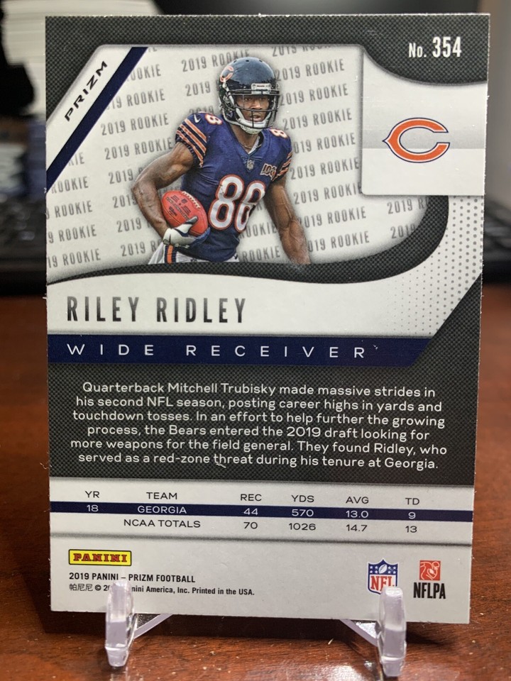 2019 Panini Prizm Rookies Riley Ridley Pink #354 Rookie | eBay