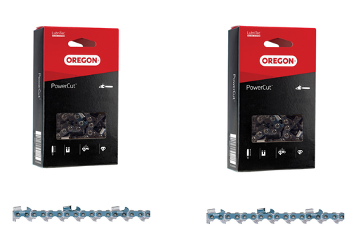 28" Oregon Full Chisel Skiptooth Chains (2-Pack) 3/8 .050 93 dl ...