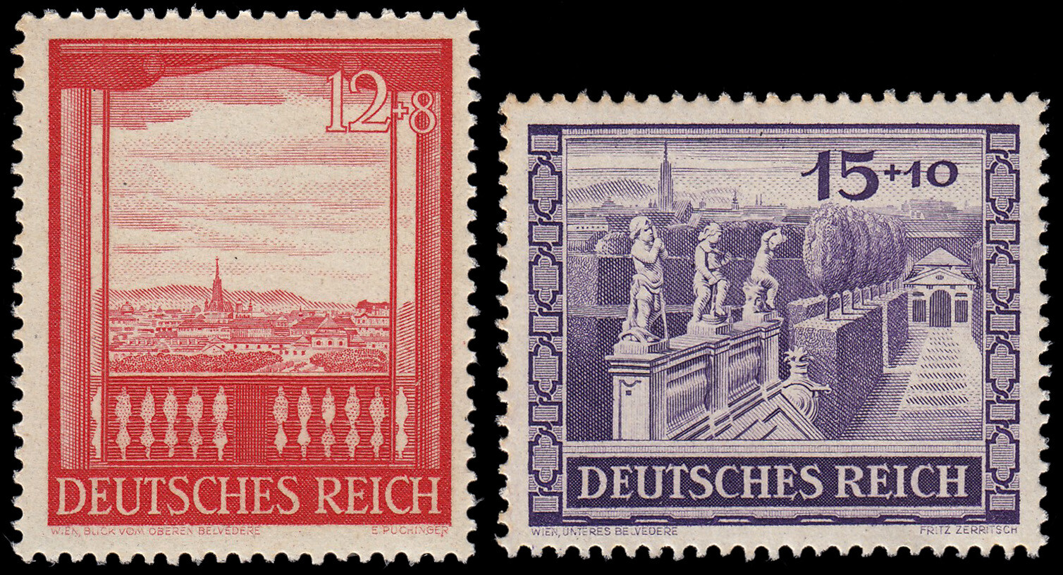 Germany 728/29 1941 Vienna Fair And The Cultural Fund Of Hi | eBay
