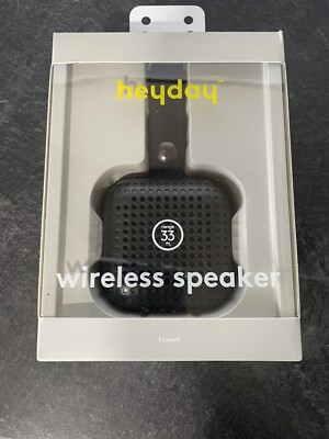 New Heyday Wireless Mini Speaker | BLACK | Over 30' Range | Bluetooth 5 ...