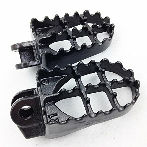 Gunmetal Black Foot Pegs For Suzuki RM125 250 RMX250 DR-Z Kawasaki ...