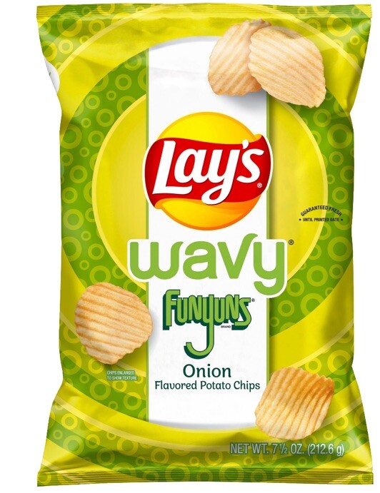 Lay's Wavy Funyuns Onion Flavored Potato Chips, 7.5 oz | eBay