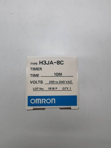 1PCS OMRON Delay Timer 10' H3JA-8C 200-240VAC NEW IN BOX | eBay
