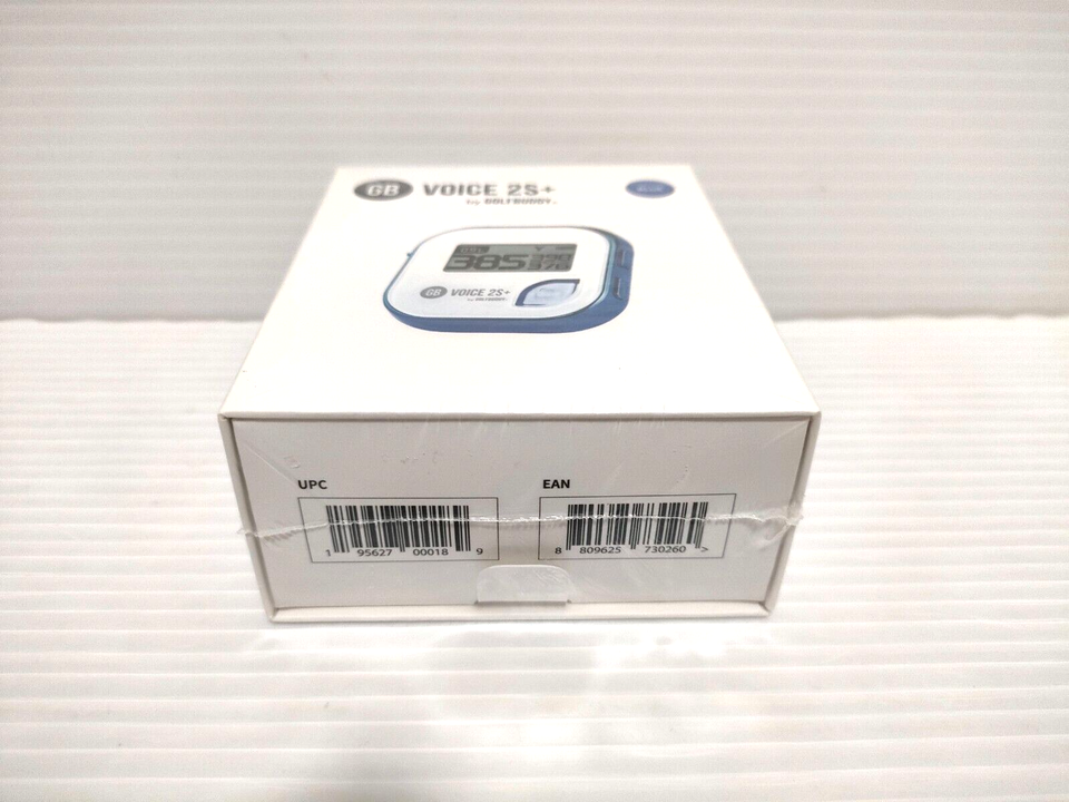 GolfBuddy Voice 2S+ Talking GPS Golf Rangefinder Navigation Blue White ...