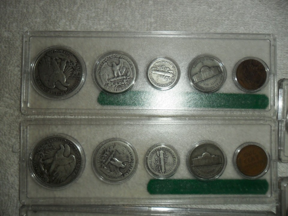 Liberty Walking 1944 P D S Year Set and Obsolete Time Set Lot | eBay
