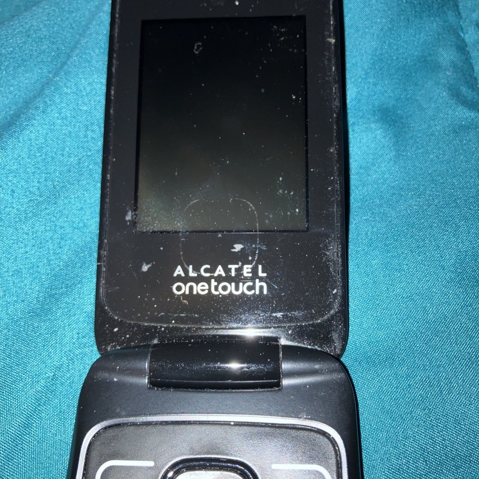 Alcatel One Touch 2017B Flip Cellular Phone Retro Big Letters Seniors ...