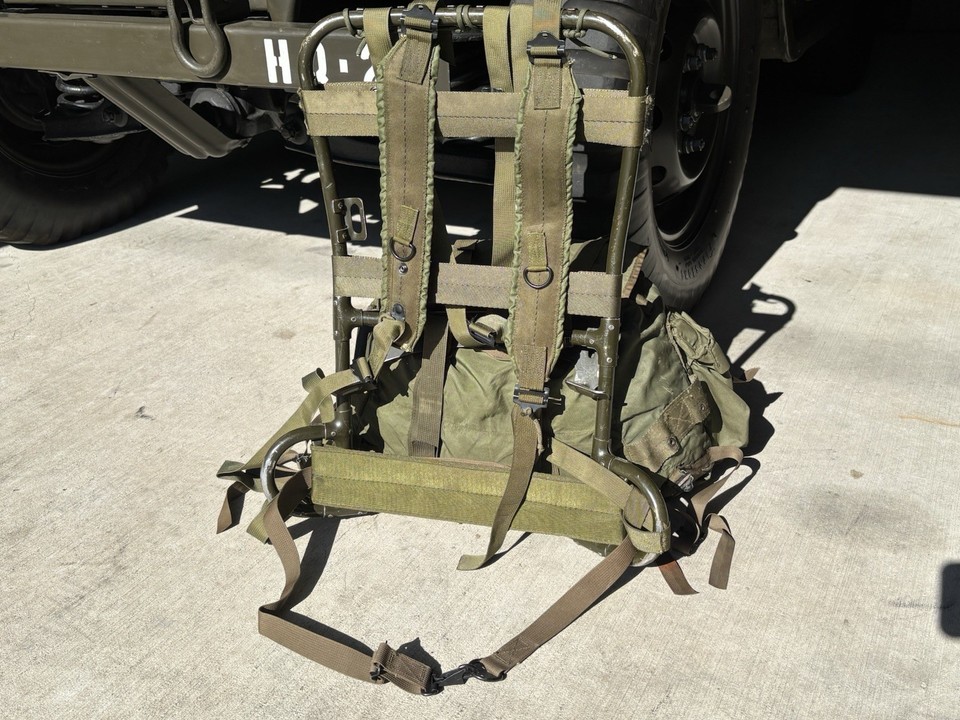 US Army Lightweight Rucksack Vietnam War Era W/radio Shelf | eBay