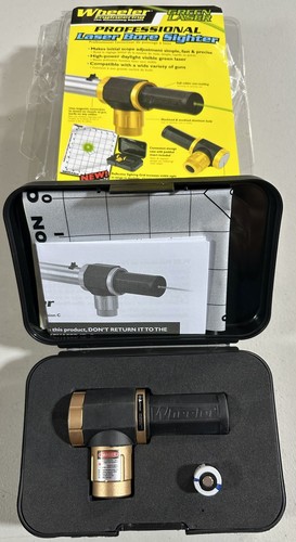 Wheeler Professinal Laser Bore Sighter - Green / Brand New / Open Box ...