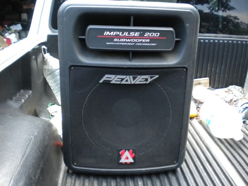 Peavey impulse 200 with hyper vent tech 12 inch Subwoofer | eBay