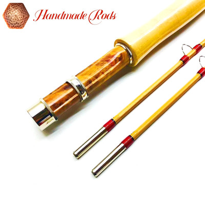 Handmade Bamboo Fly Rod 7'6"~5 wt/2 Section~2 Tip/Fly Fishing Rods | eBay