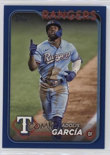 2024 Topps Series 1 Retail Royal Blue Adolis Garcia Adolis García #134 | eBay