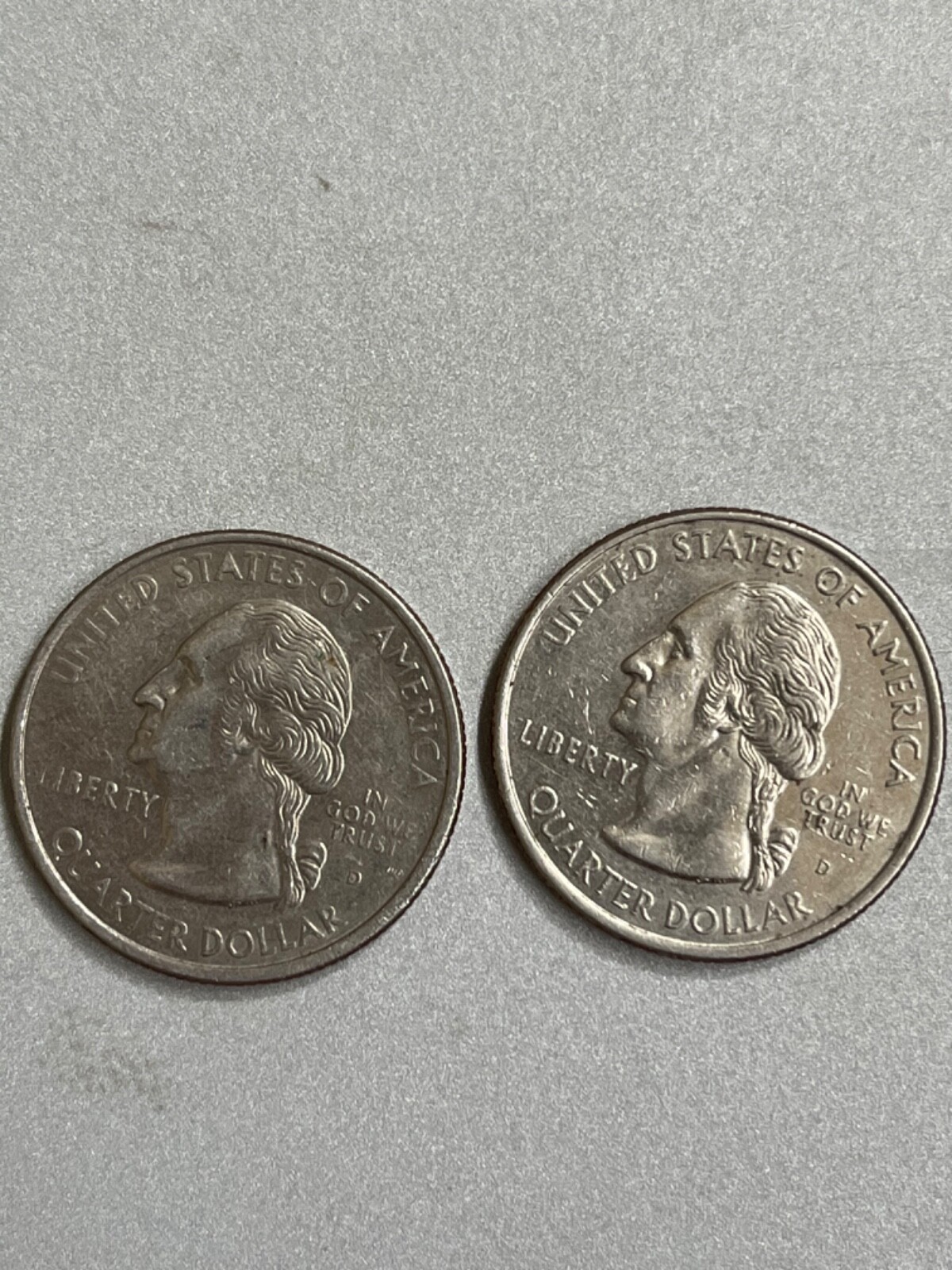 2 Original 1999 rare georgia state quarter error | eBay