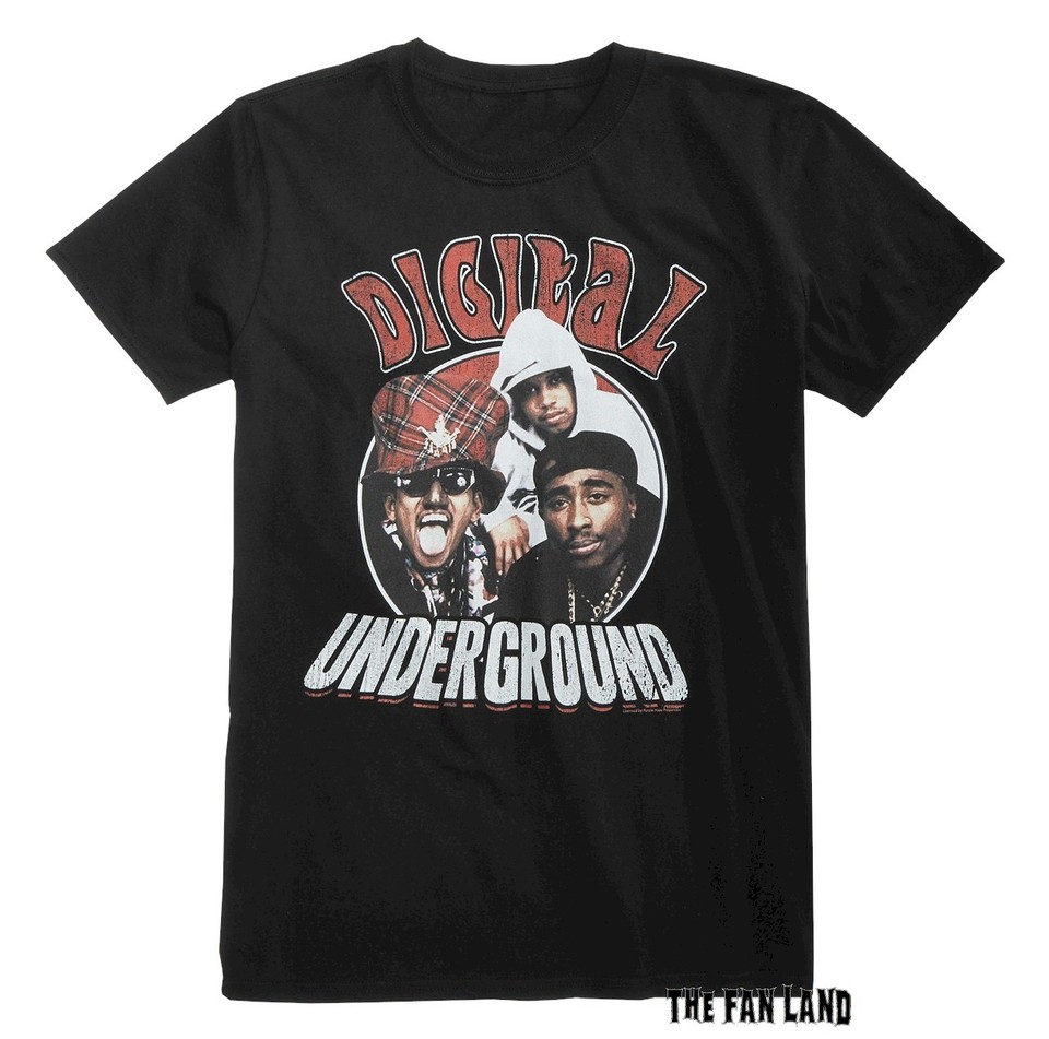 New Digital Underground Squad 1990 Humpty Dance 2 Pac Mens Vintage T ...
