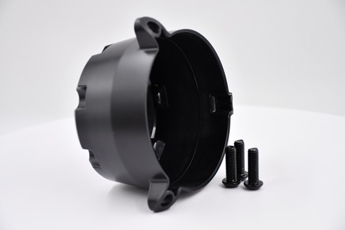 Set 4 Vision Off Road Manx 398 Matte Black Center Cap C398MB-6V Fits ...